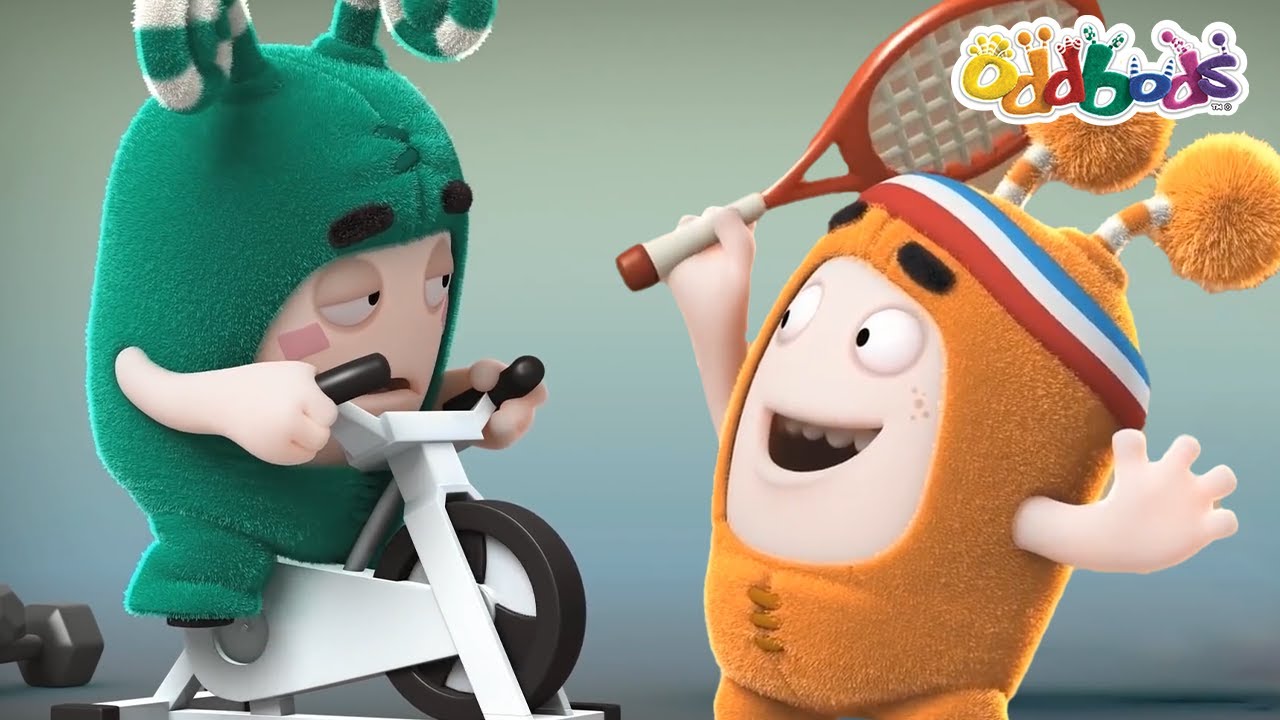 Oddbods | New Year Fitness Bod | New Year Special Cartoon | Funny ...